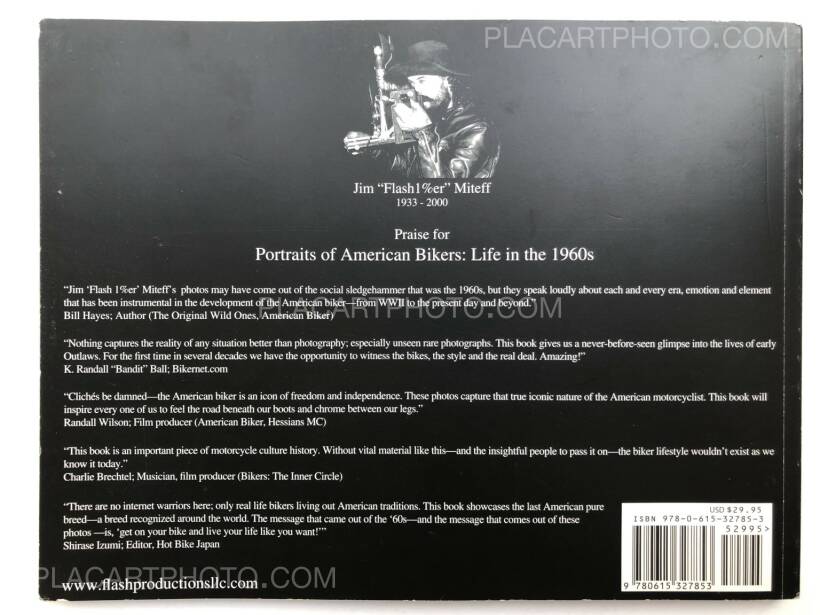 Jim Miteff: PORTRAITS OF AMERICAN BIKERS (SIGNED), Flash productions ...